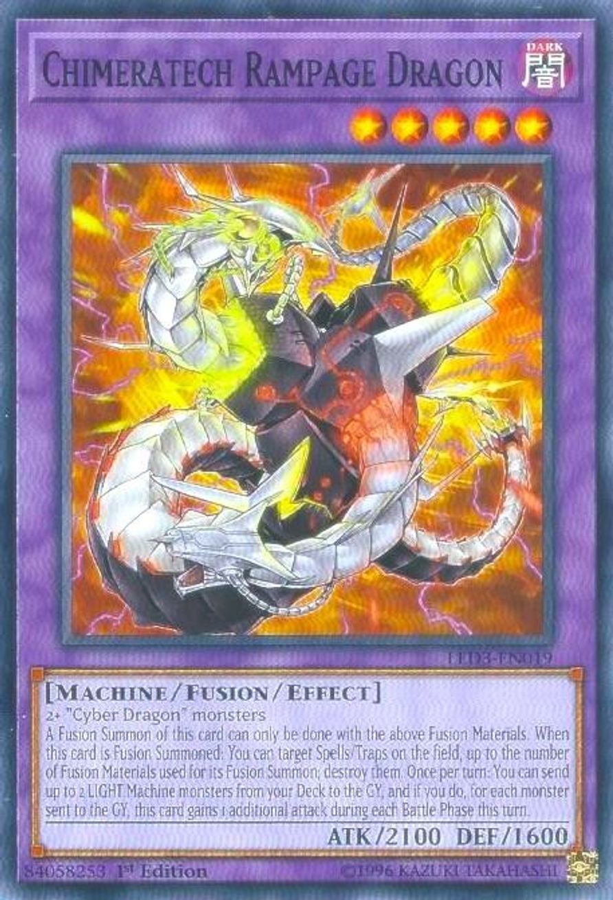 Chimeratech Rampage Dragon - Legendary Duelists: White Dragon Abyss ...