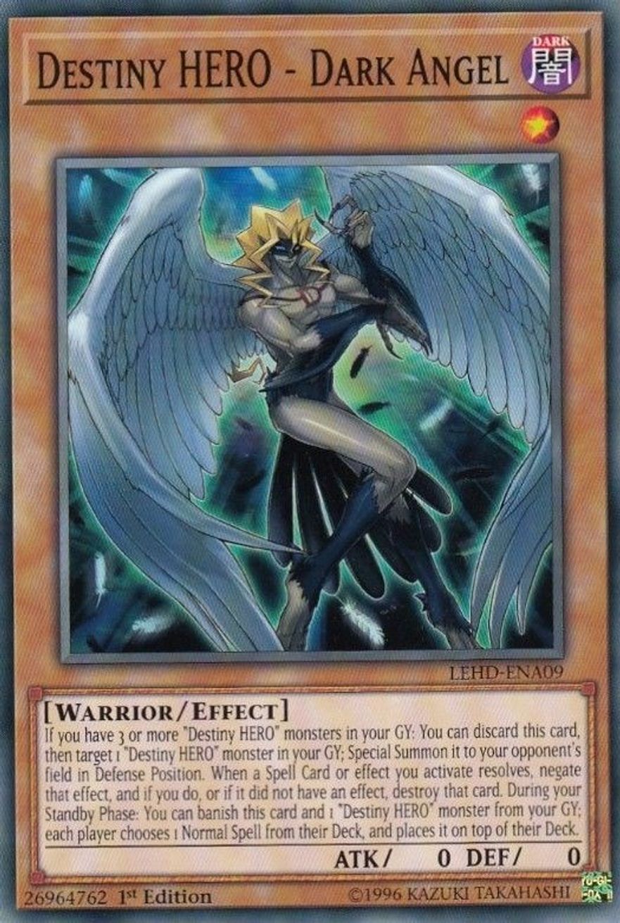 Destiny HERO - Dark Angel - Legendary Hero Decks - YuGiOh