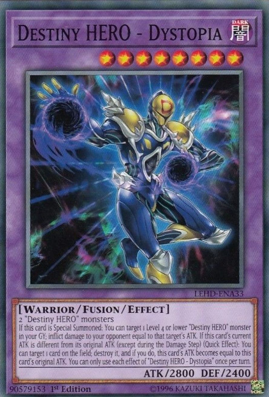 Destiny HERO - Dystopia - Legendary Hero Decks - YuGiOh