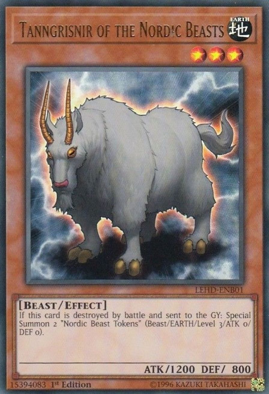 Tanngrisnir of the Nordic Beasts (UR) - Legendary Hero Decks - YuGiOh