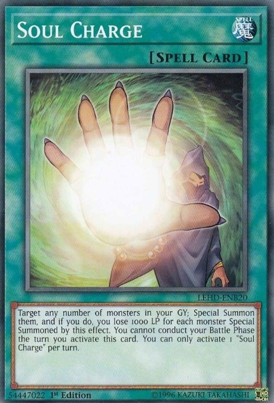 Soul Charge - Legendary Hero Decks - YuGiOh