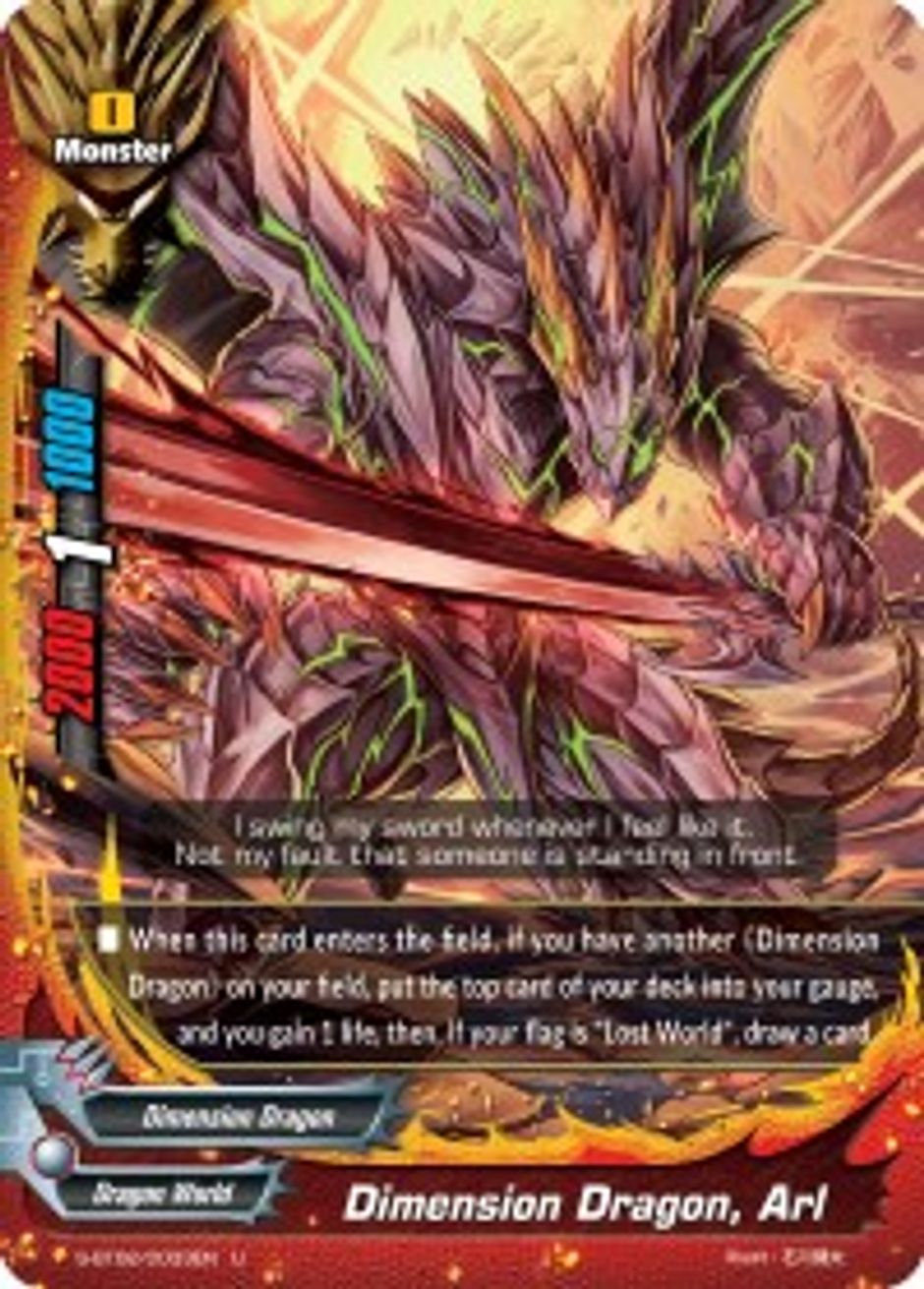 Dimension Dragon, Arl - Dimension Destroyer - Future Card BuddyFight