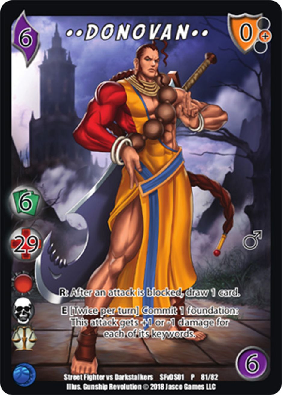 Donovan** - Street Fighter vs. Darkstalkers - UniVersus