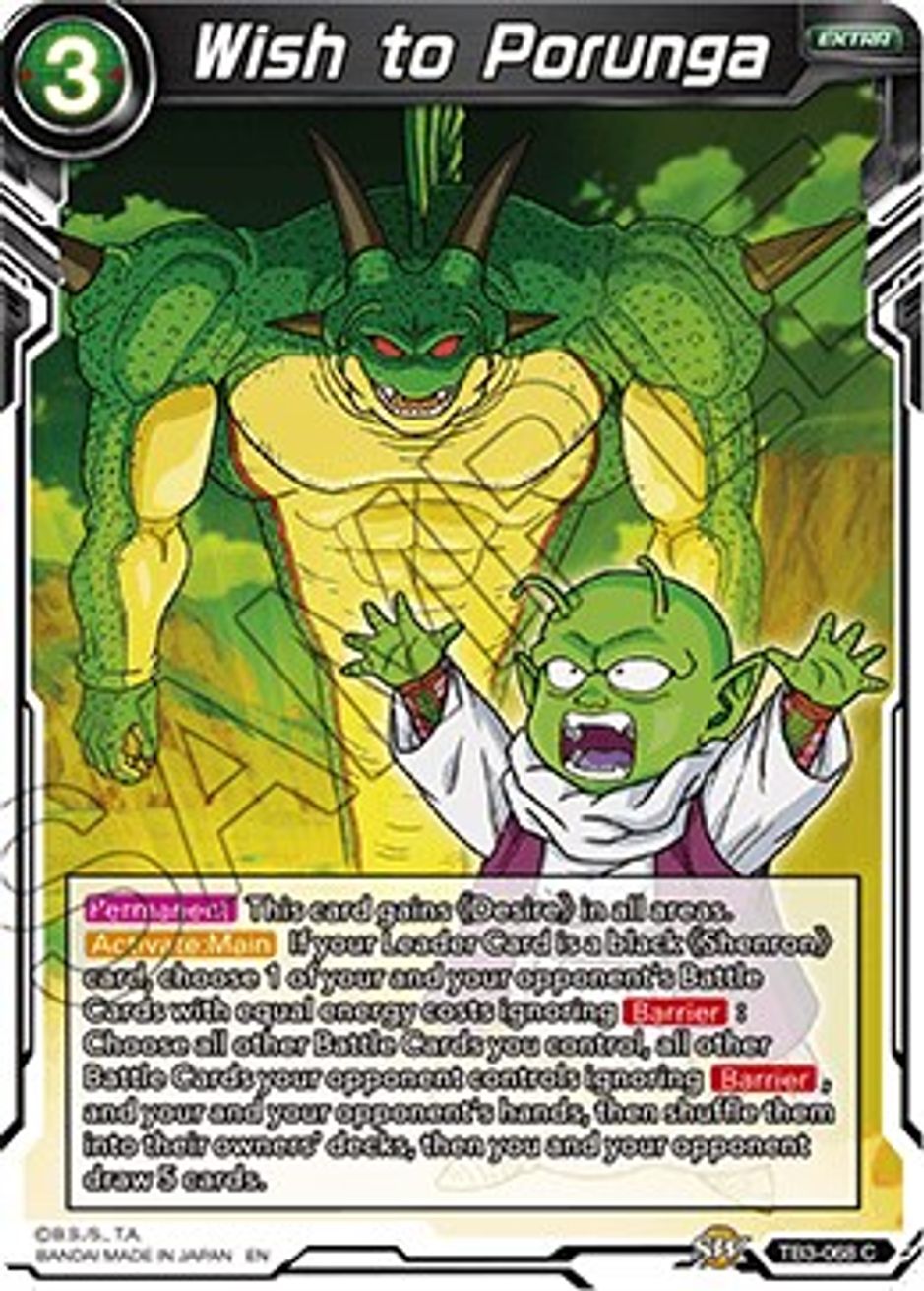 Wish to Porunga - Clash of Fates - Dragon Ball Super: Masters