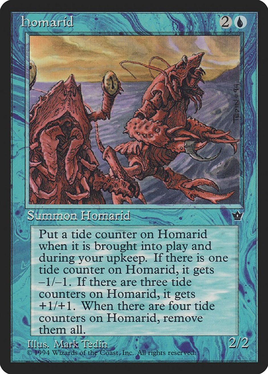 Homarid (Tedin) - Fallen Empires - Magic: The Gathering