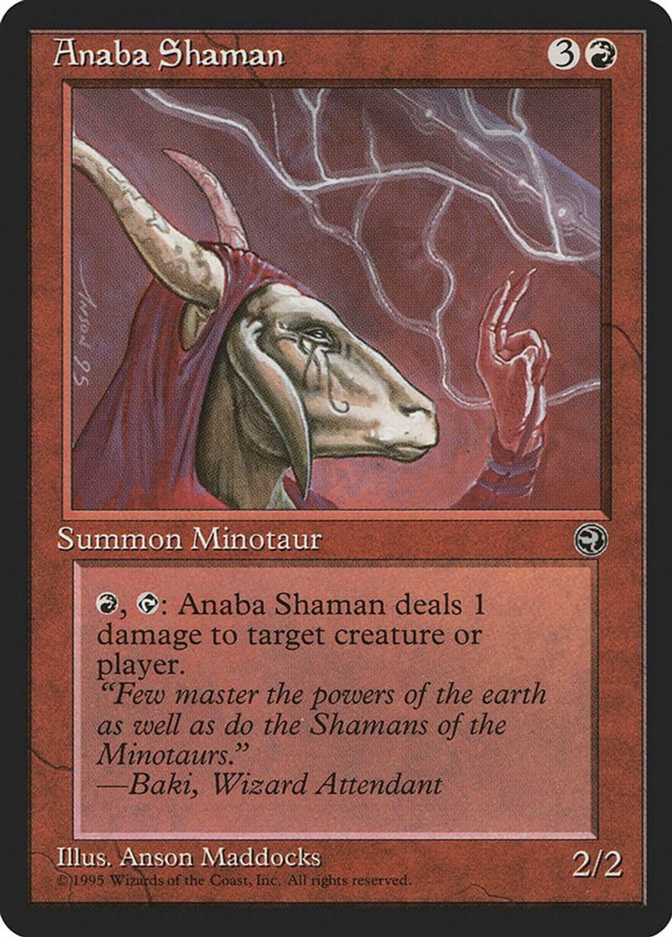 Anaba Shaman [Version 2] - Homelands - Magic: The Gathering