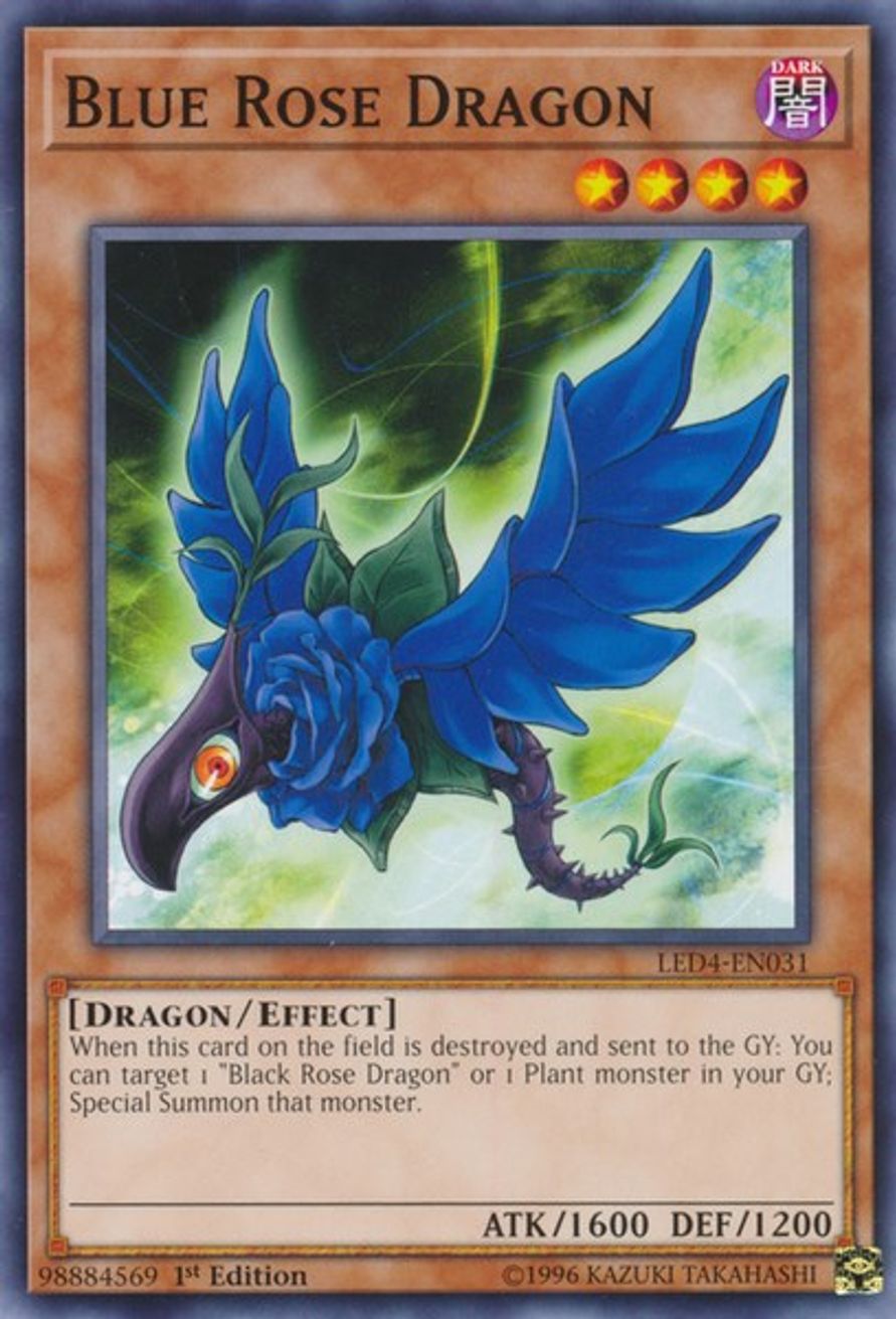 Blue Rose Dragon - Legendary Duelists: Sisters of the Rose - YuGiOh