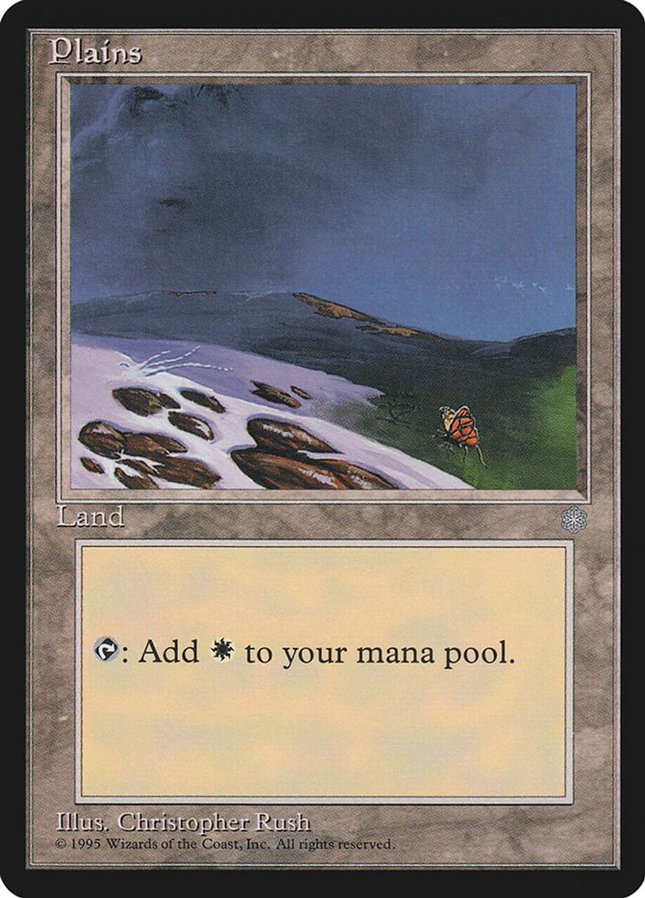 Plains (344) - Ice Age - Magic: The Gathering