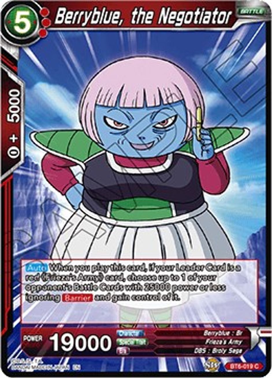Berryblue, the Negotiator - Destroyer Kings - Dragon Ball Super: Masters