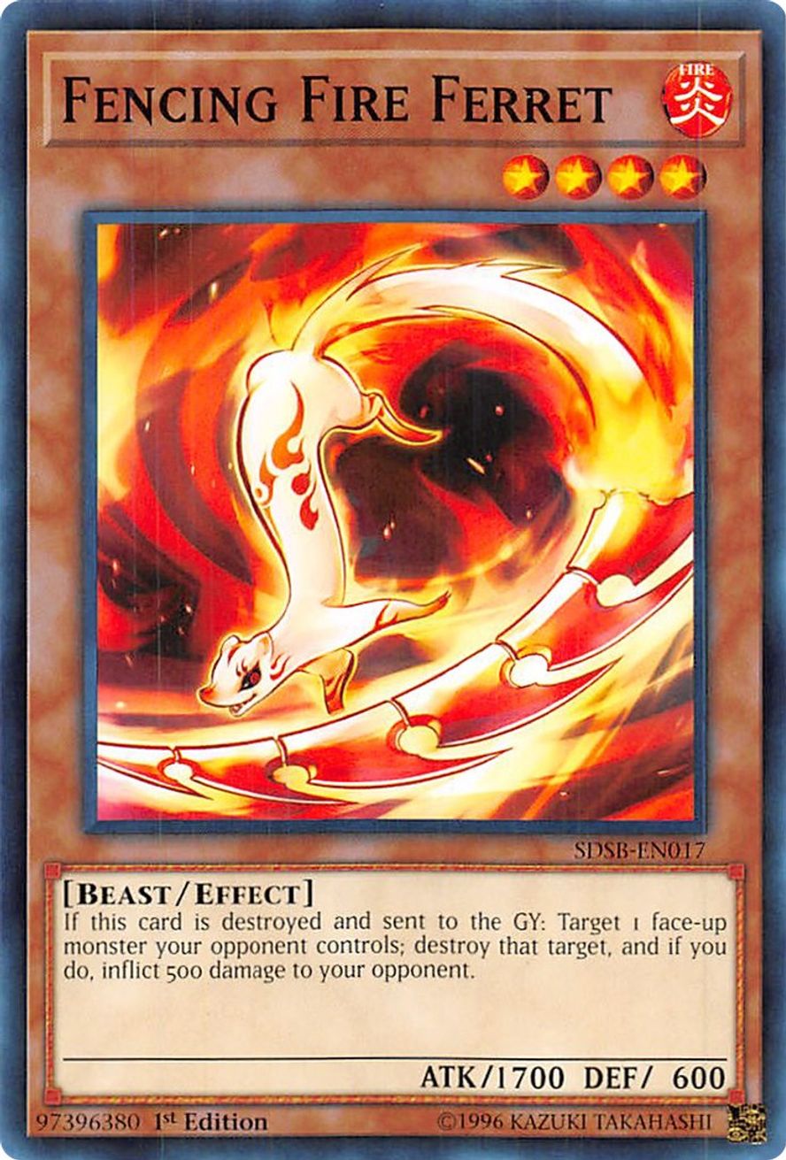 Fencing Fire Ferret - Structure Deck: Soulburner - YuGiOh