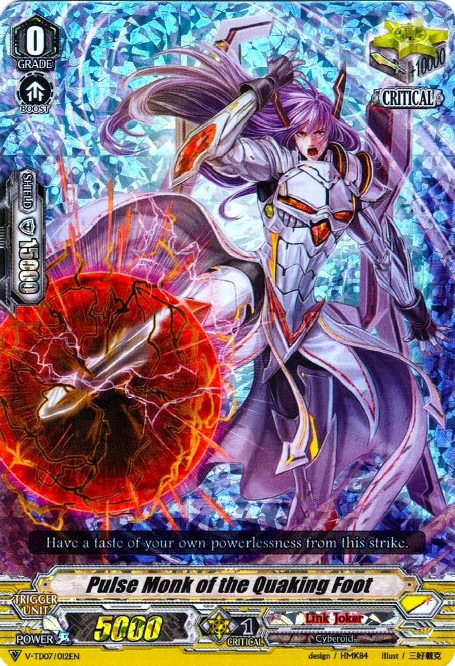 Pulse Monk of the Quaking Foot (RRR Foil) - V-TD07: Kouji Ibuki - Cardfight Vanguard