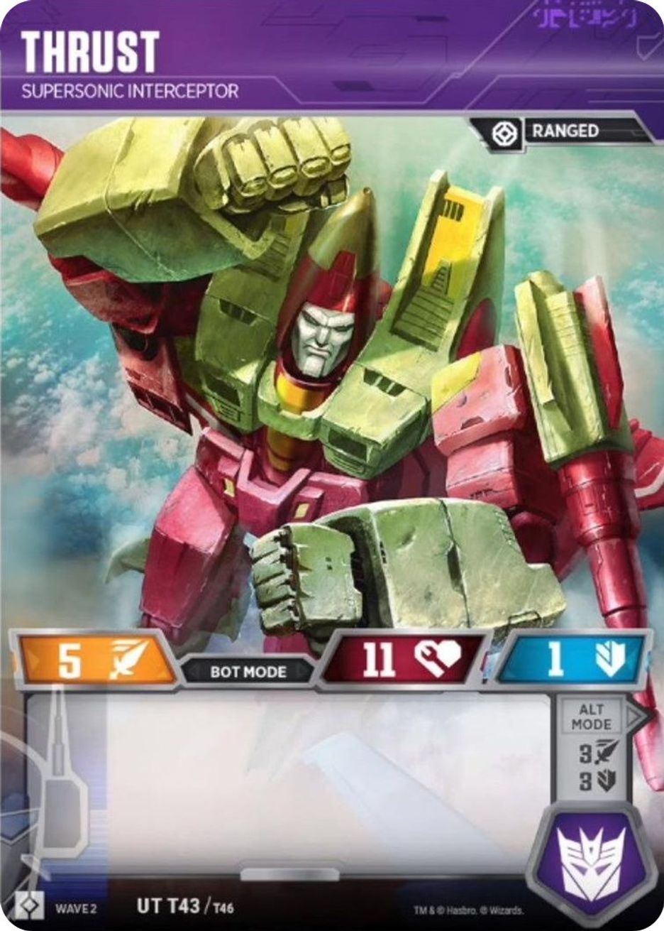 Thrust - Supersonic Interceptor - Rise of the Combiners - Transformers TCG