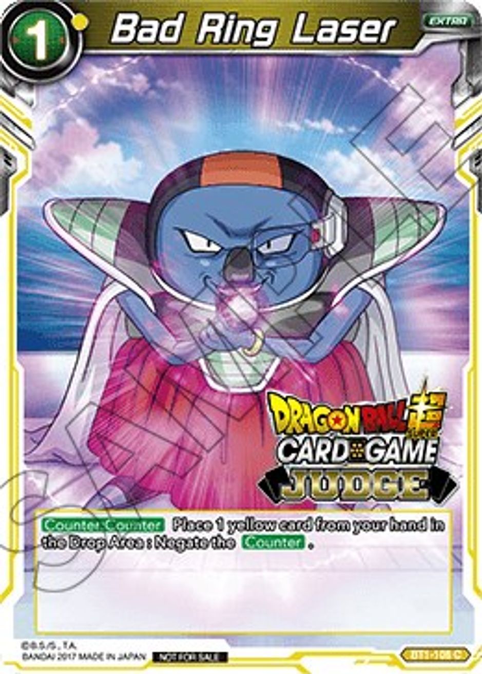 Bad Ring Laser - Judge Promotion Cards - Dragon Ball Super CCG
