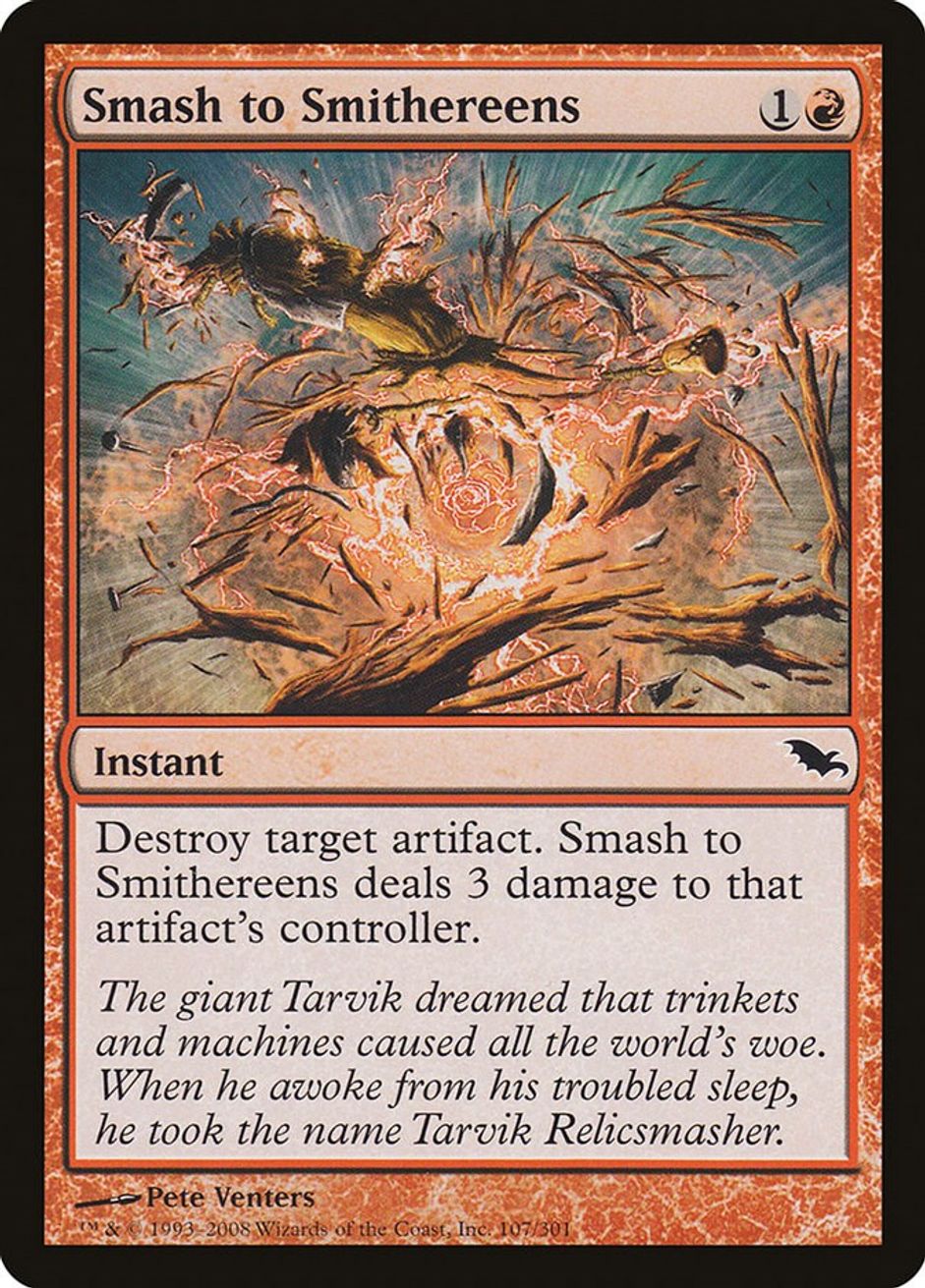 Smash to Smithereens - Shadowmoor - Magic: The Gathering