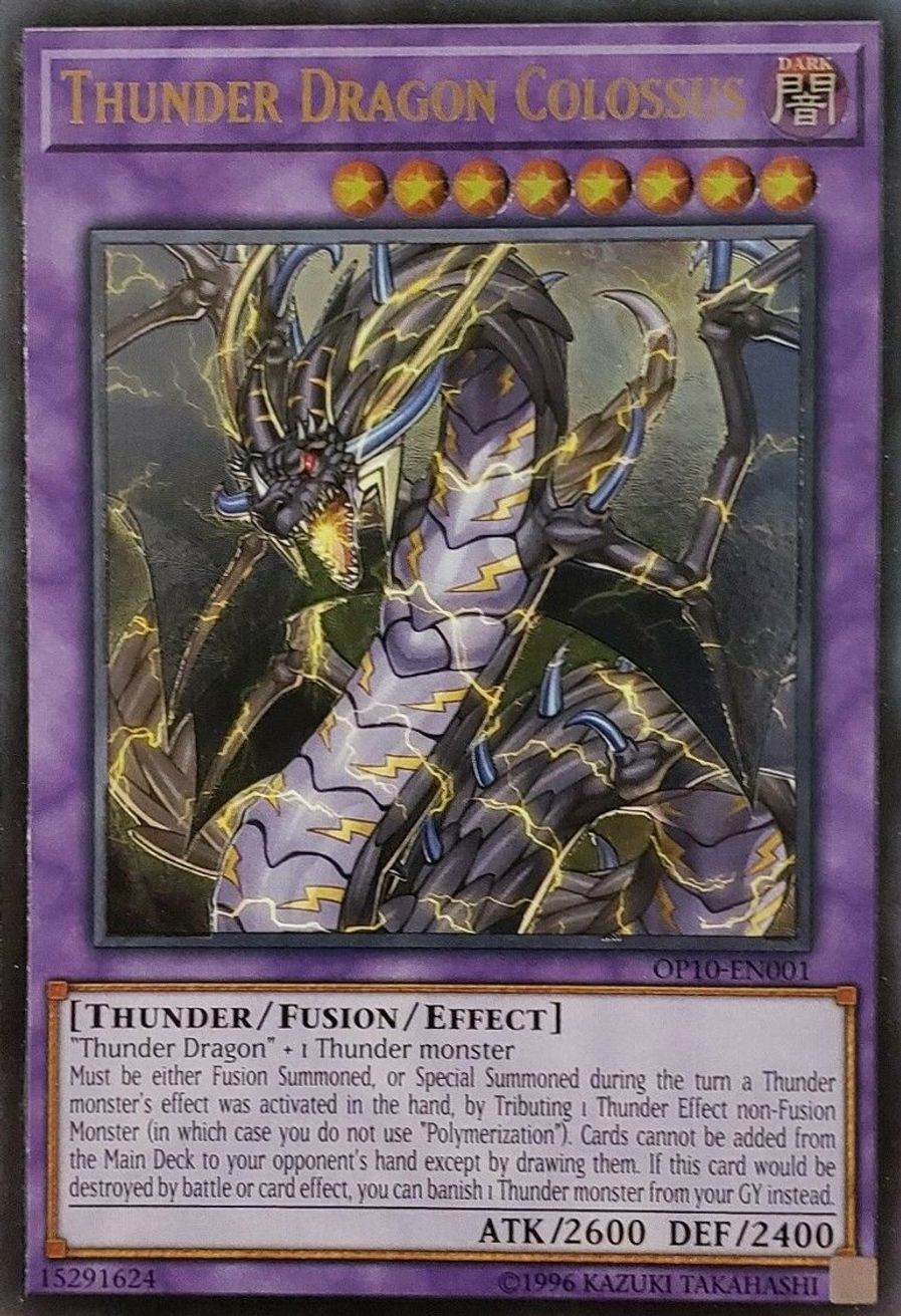 Thunder Dragon Colossus (UTR) - OTS Tournament Pack 10 - YuGiOh