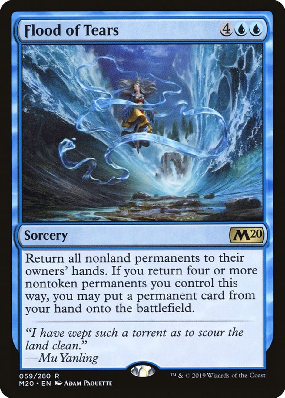 Flood of Tears - Core Set 2020 - Magic: The Gathering