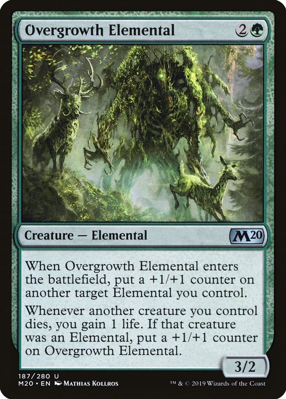 Overgrowth Elemental - Core Set 2020 - Magic: The Gathering
