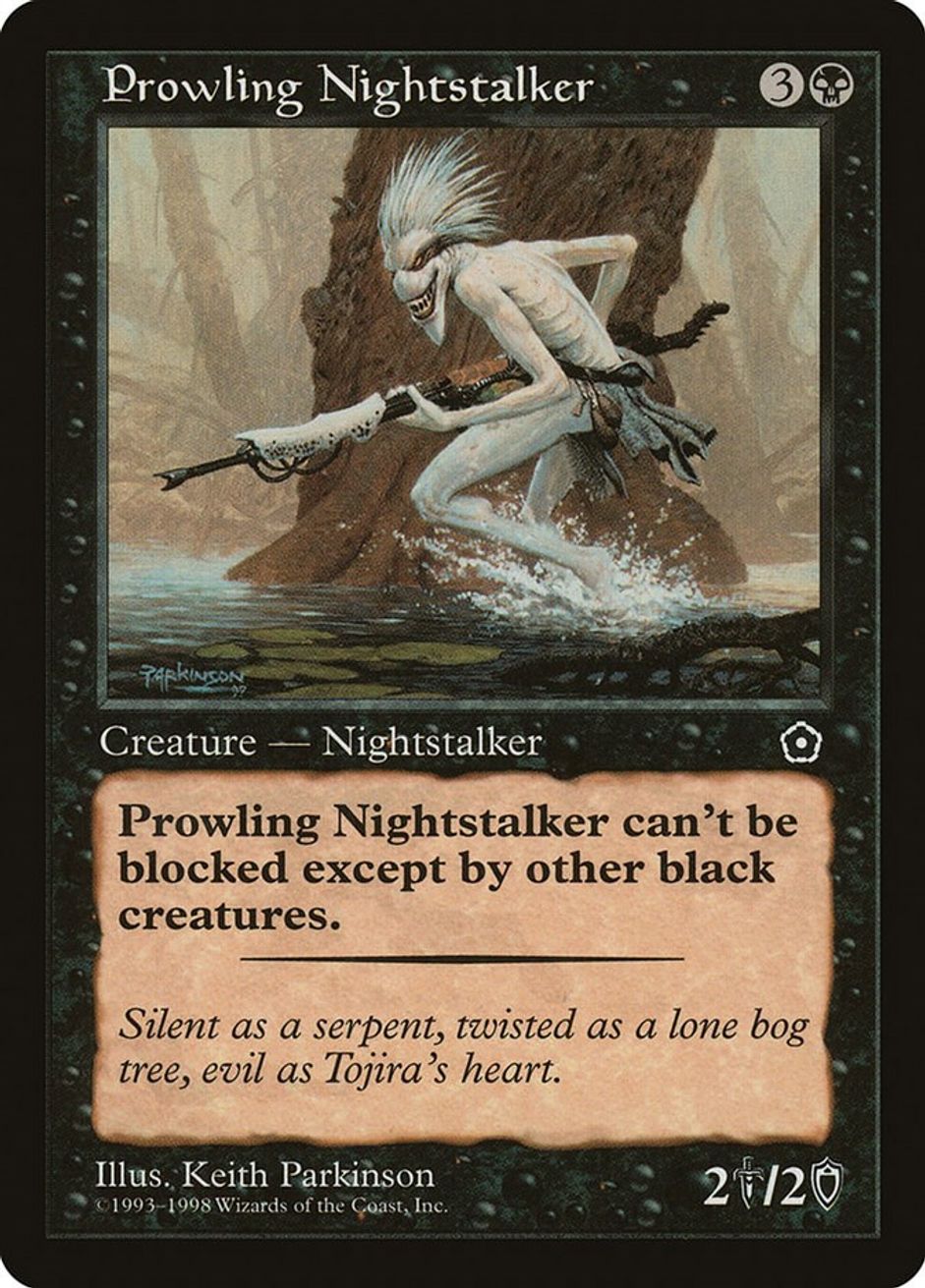 Prowling Nightstalker - Portal Second Age - Magic: The Gathering