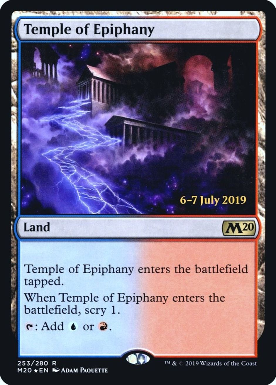 Temple of Epiphany (M20) - Prerelease Cards - Magic: The Gathering