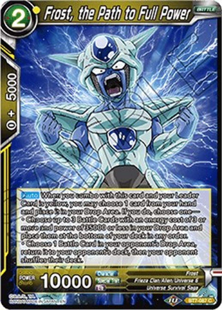 Frost, the Path to Full Power - Assault of the Saiyans - Dragon Ball ...