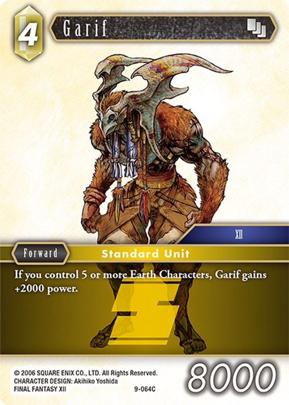Garif - Opus IX - Final Fantasy TCG