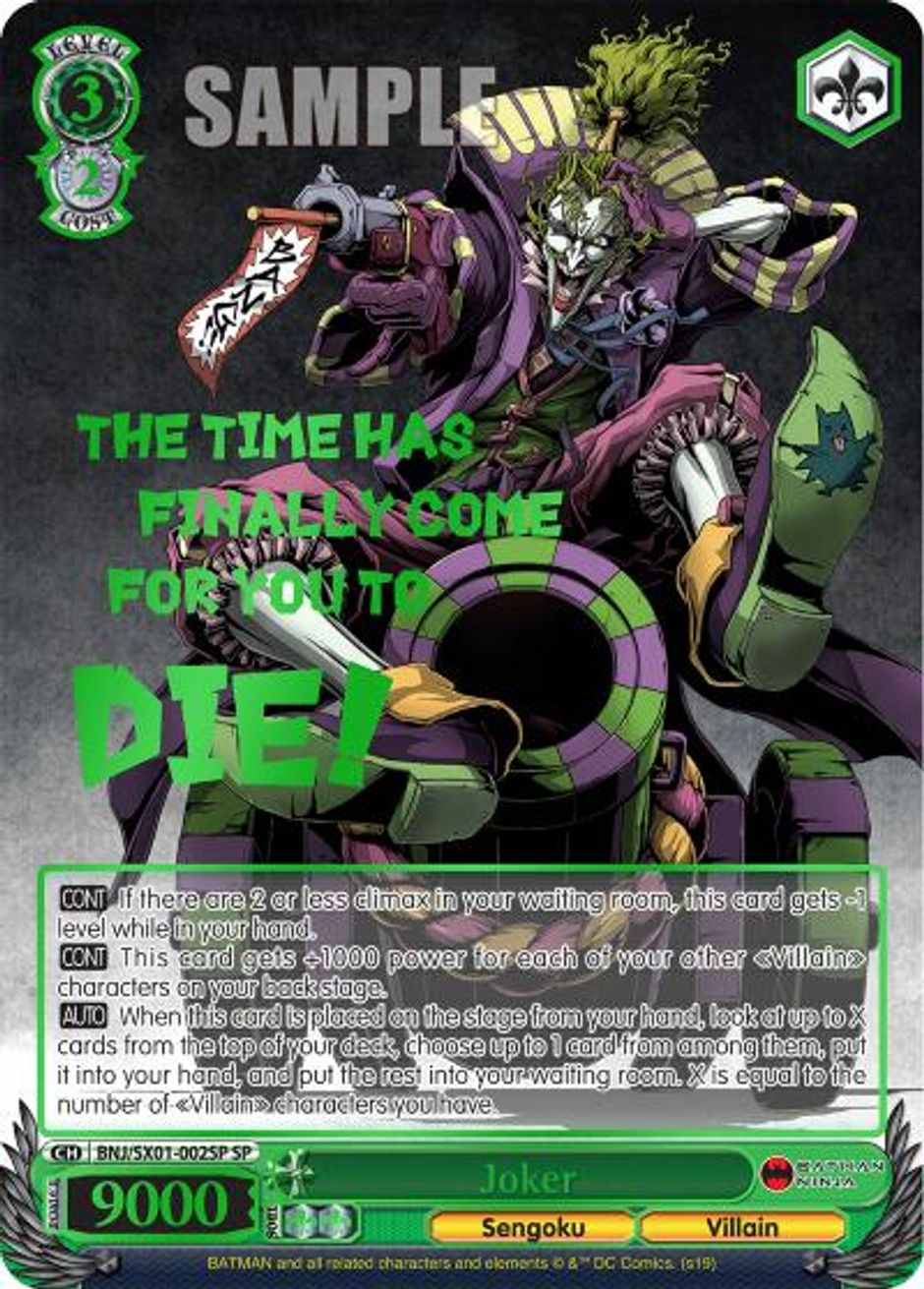 Joker (SP) - Batman Ninja - Weiss Schwarz