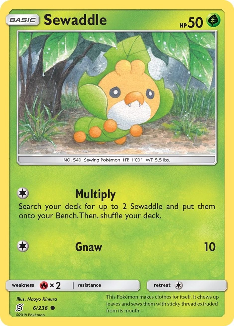 Sewaddle (6) - SM - Unified Minds - Pokemon