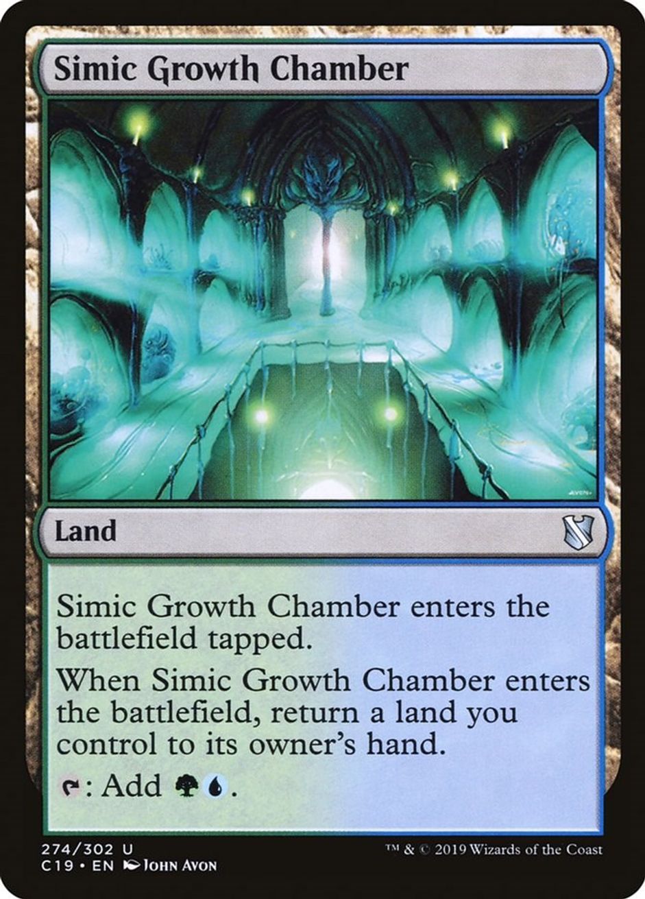 Simic Growth Chamber - Commander 2019 - Magic: The Gathering