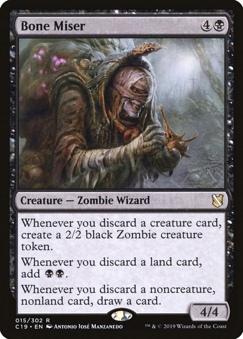 Bone Miser - Commander 2019 - Magic: The Gathering