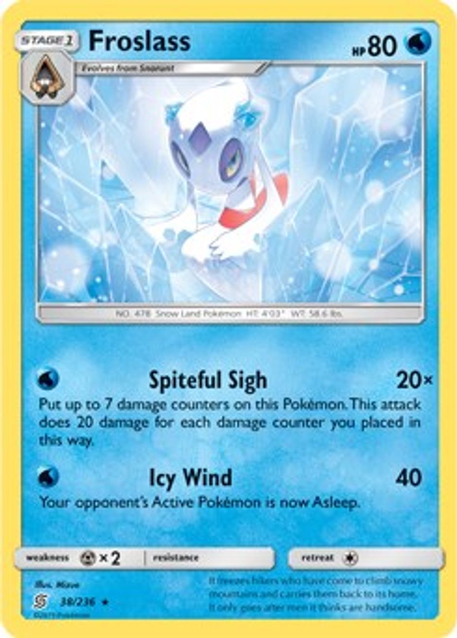 Froslass - 38/236 (SM Unified Minds) - Deck Exclusives - Pokemon