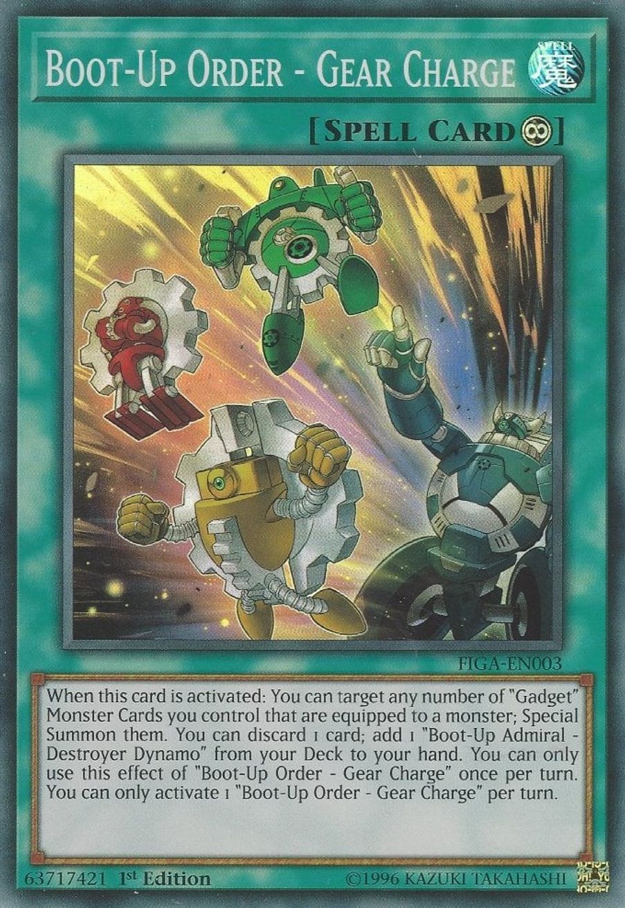 Boot-Up Order - Gear Charge - Fists of the Gadgets - YuGiOh