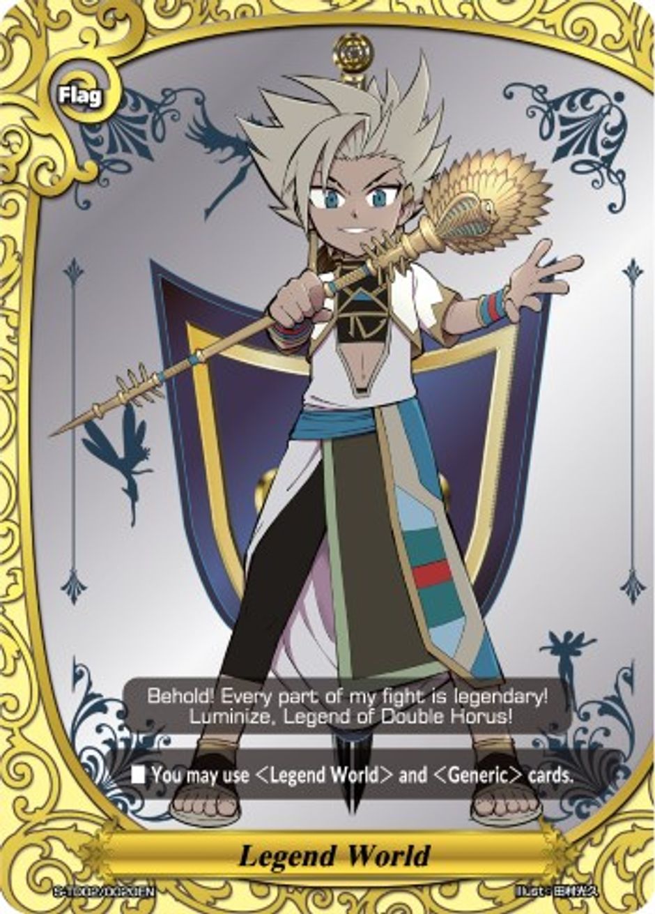 Legend World (RR Foil) (Character Flag) - S-TD02: Legend of Double ...