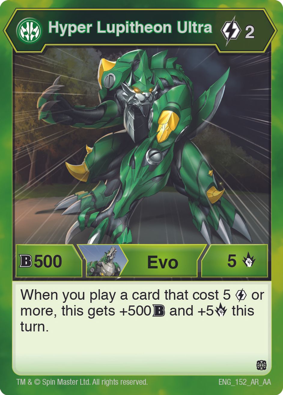 Hyper Lupitheon Ultra (152) - Age of Aurelus - Bakugan TCG