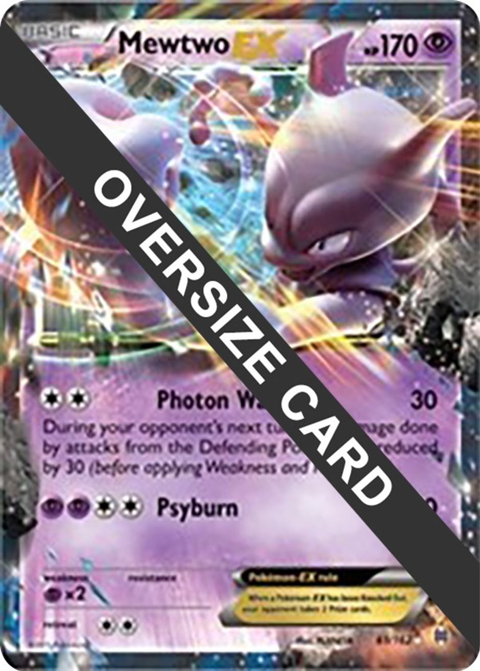 Mewtwo EX - 61/162 - Jumbo Cards - Pokemon