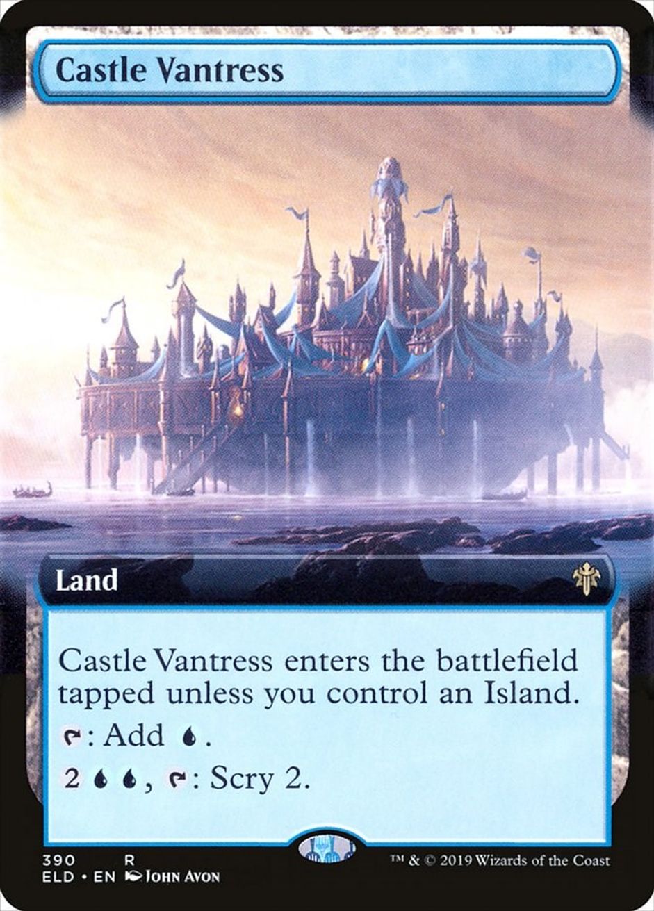 Castle Vantress (Extended Art) - Throne of Eldraine - Magic: The Gathering