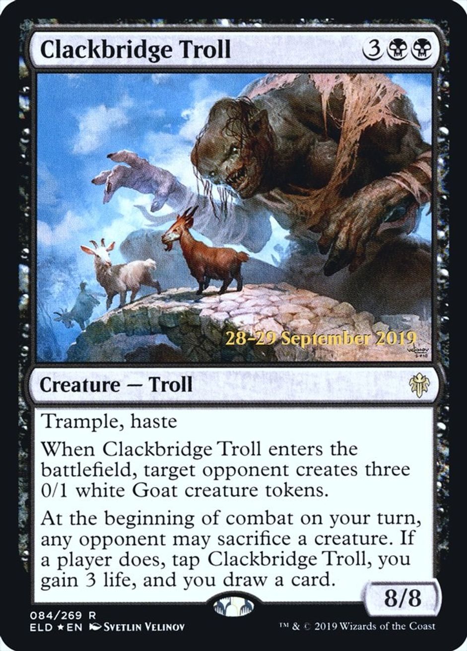 Clackbridge Troll - Prerelease Cards - Magic: The Gathering