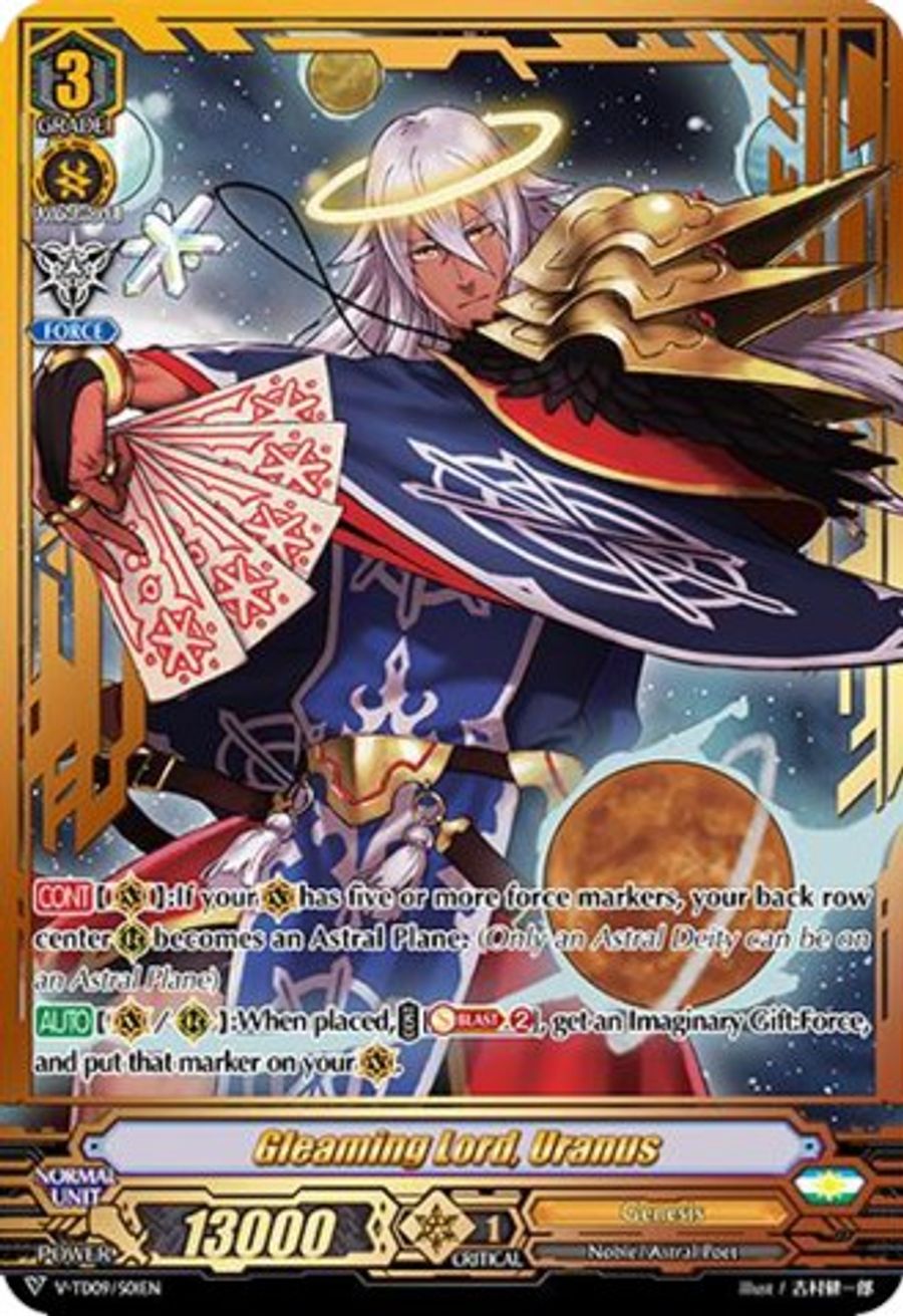 Gleaming Lord, Uranus (SP) - V-TD09: Shinemon Nitta - Cardfight Vanguard