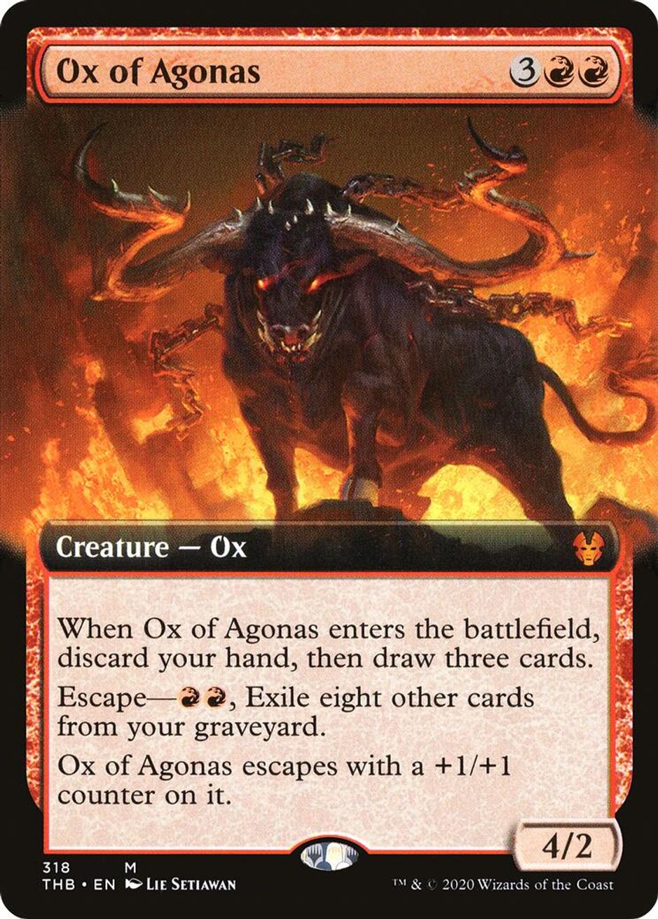 Ox of Agonas (Extended Art) - Theros Beyond Death - Magic: The Gathering