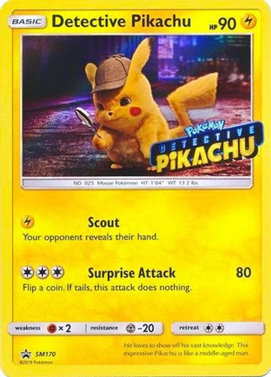 Detective Pikachu - SM170 (Stamped) - SM Promos - Pokemon