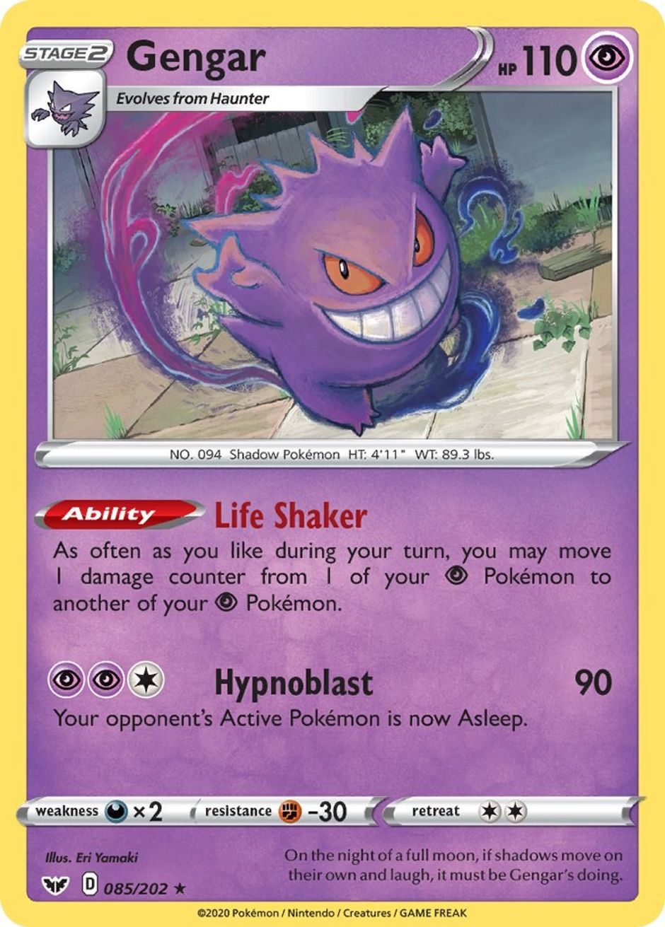 Gengar - SWSH01: Sword & Shield Base Set - Pokemon - TCGplayer.com