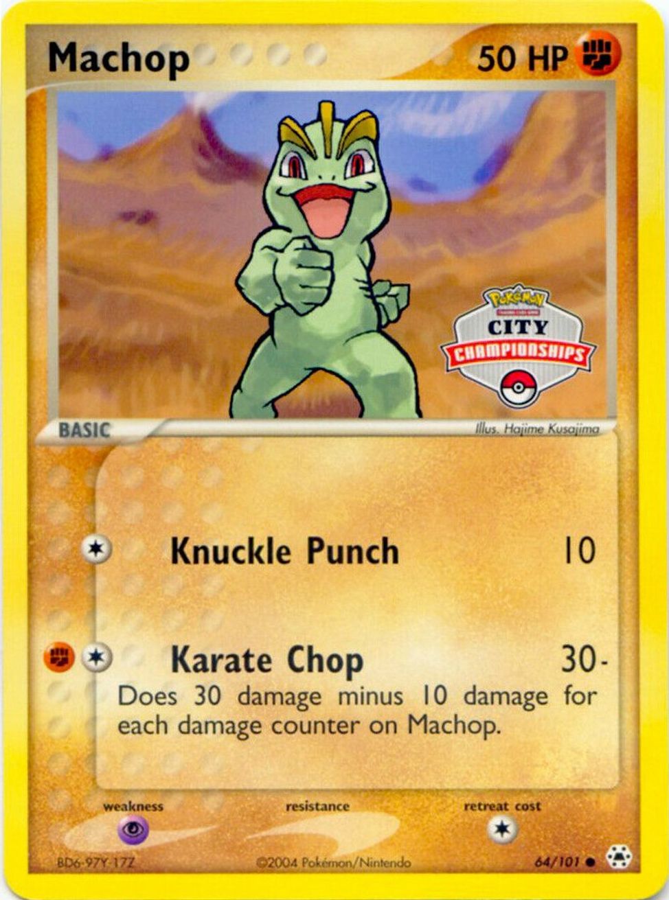 Machop - 64/100 (City Championships) - League & Championship Cards ...