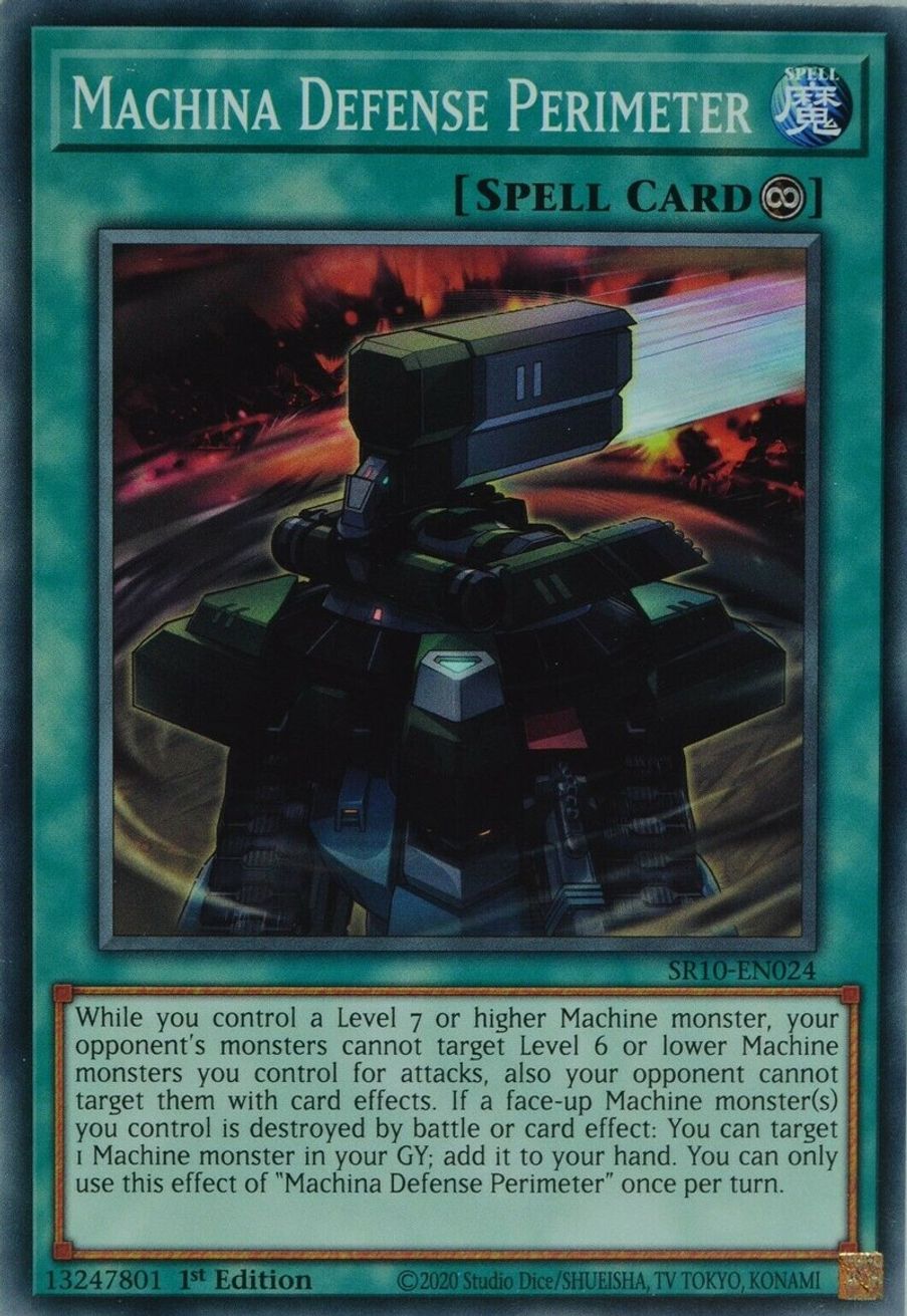 Machina Defense Perimeter - Structure Deck: Mechanized Madness - YuGiOh