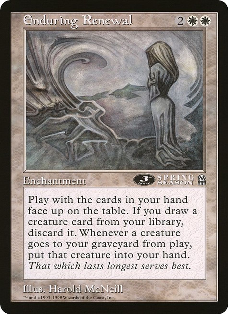 Enduring Renewal (3rd Place) (Arena League) - Oversize Cards - Magic ...