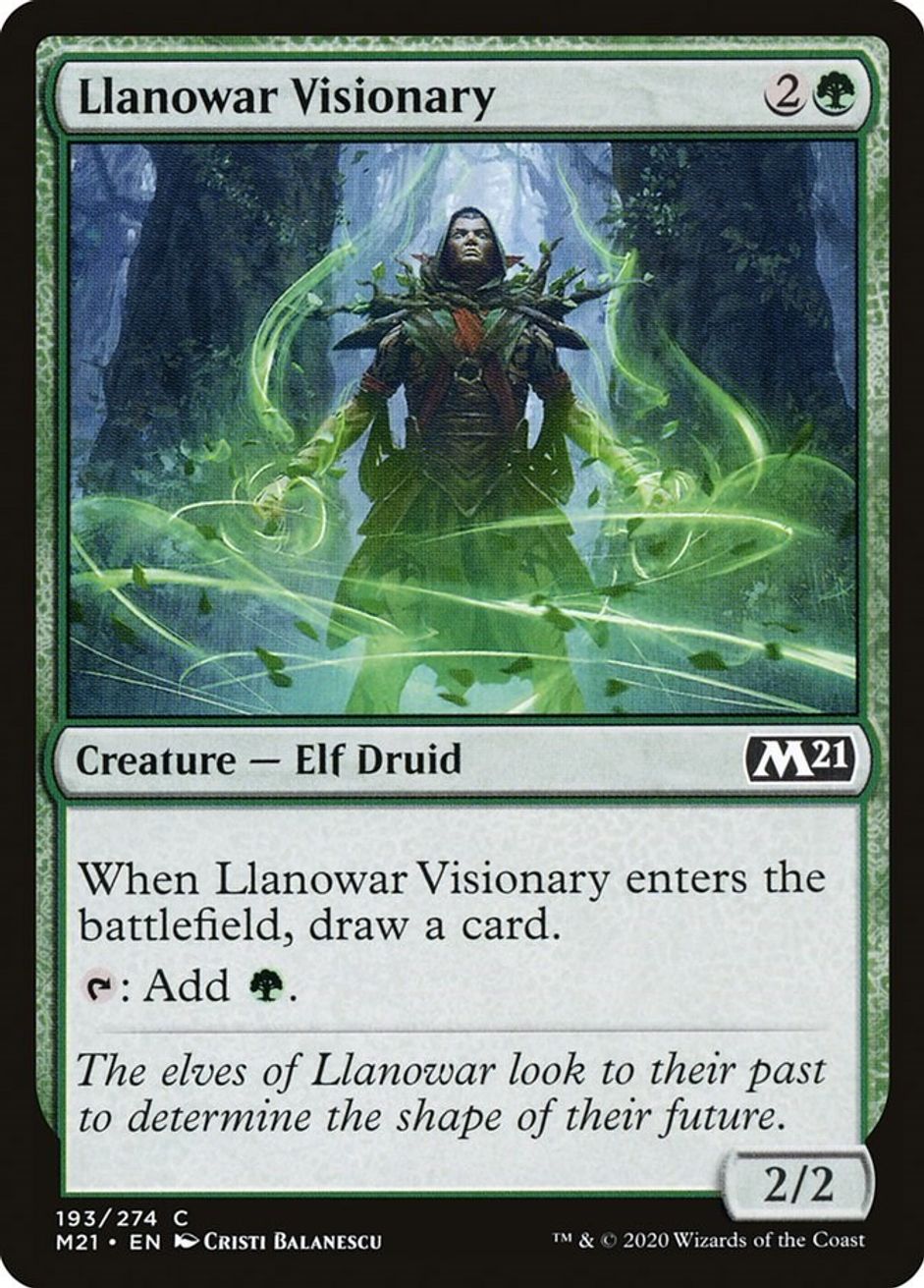 Llanowar Visionary - Core Set 2021 - Magic: The Gathering