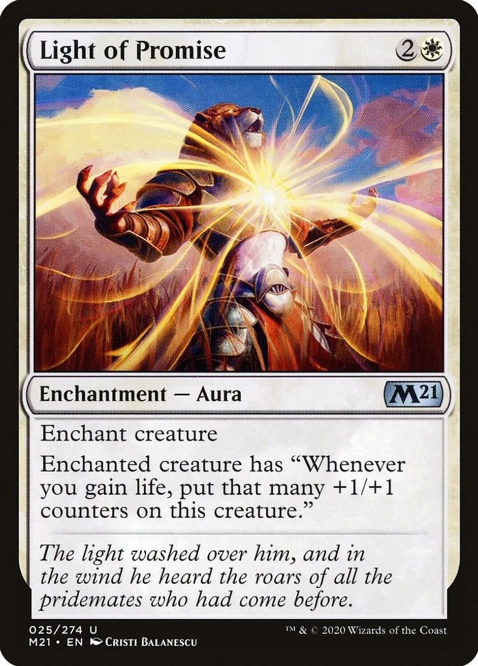Light of Promise - Core Set 2021 - Magic: The Gathering