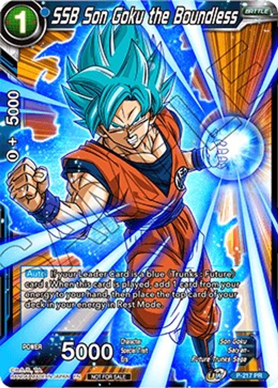 SSB Son Goku the Boundless - Promotion Cards - Dragon Ball Super: Masters