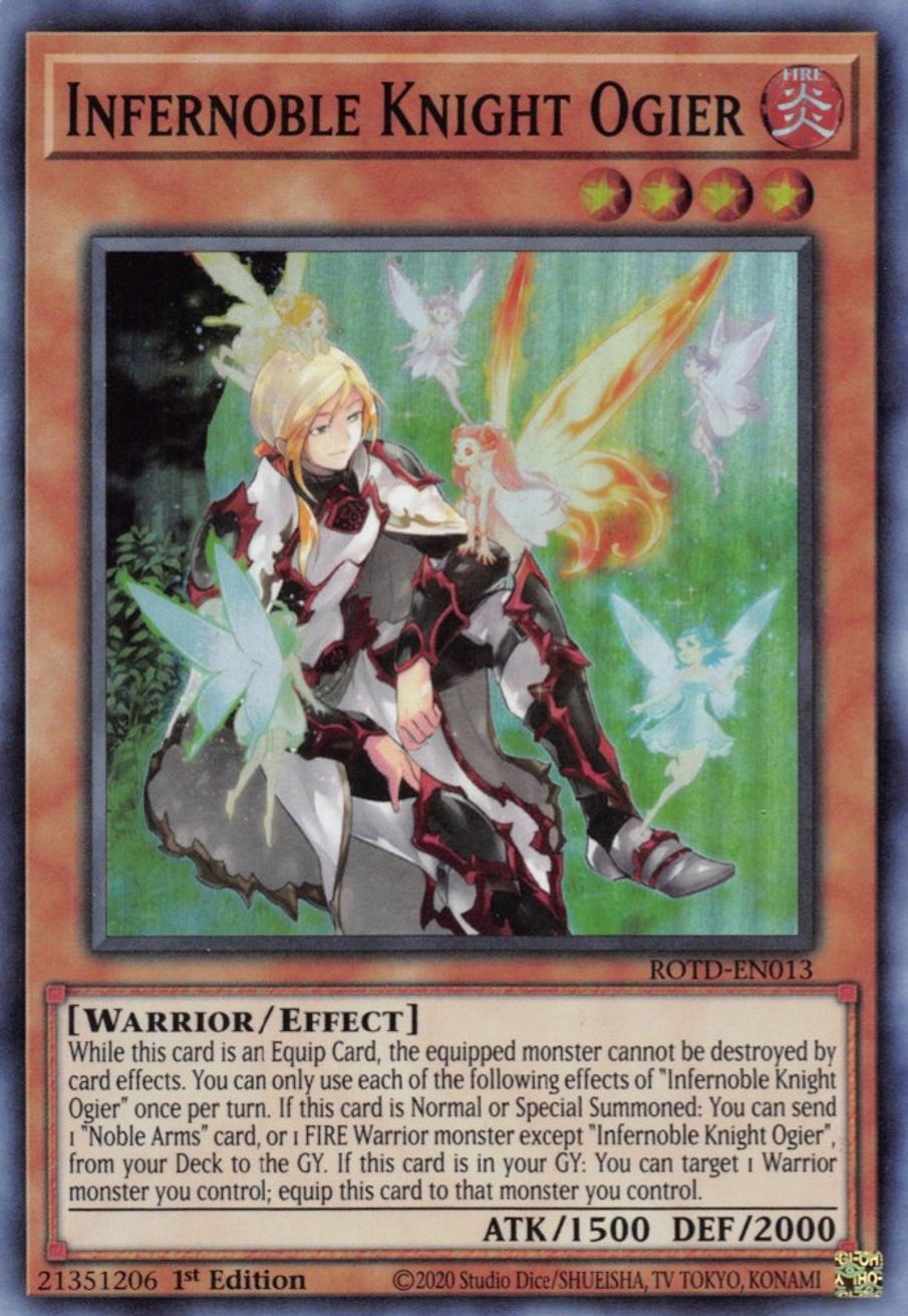 Infernoble Knight Ogier - Rise of the Duelist - YuGiOh
