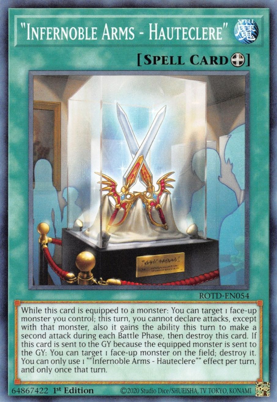 "Infernoble Arms - Hauteclere" - Rise of the Duelist - YuGiOh