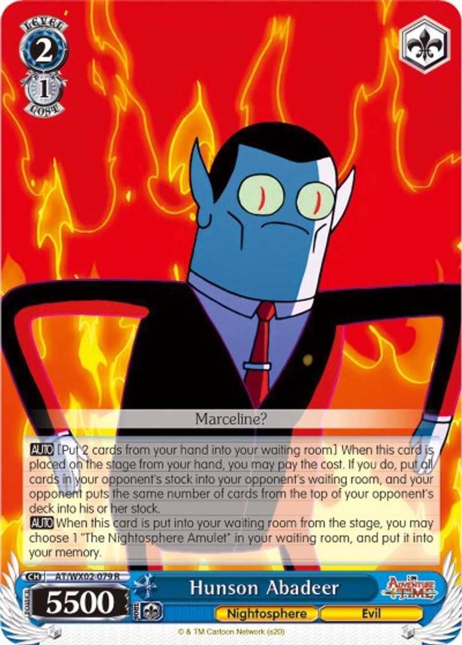 Hunson Abadeer - Adventure Time - Weiss Schwarz