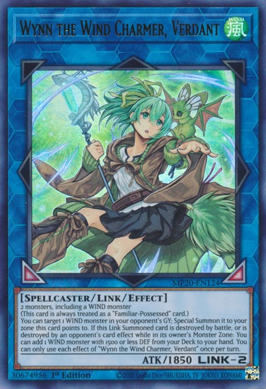 Wynn the Wind Charmer, Verdant - 2020 Tin of Lost Memories - YuGiOh